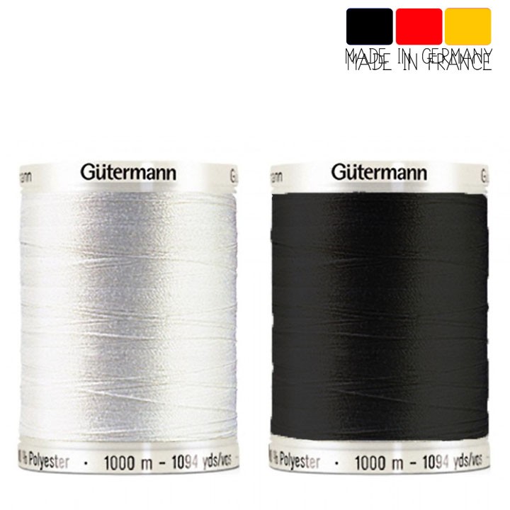 Gutermann - Fil polyester 1000 mètres - Mercerie Floriane