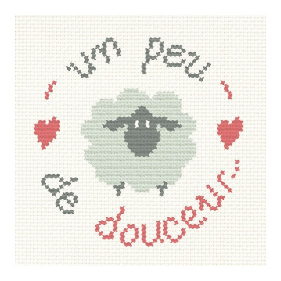 Mini Kit "Un peu de douceur" Lili Points, Mercerie Floriane