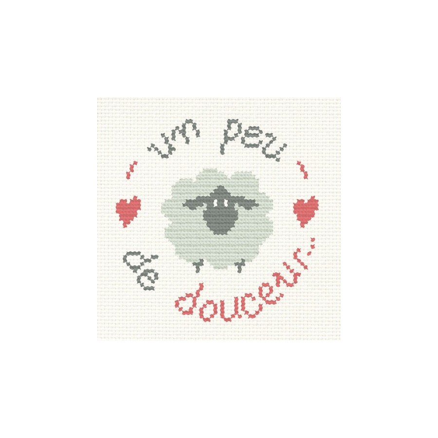 Mini Kit "Un peu de douceur" Lili Points, Mercerie Floriane