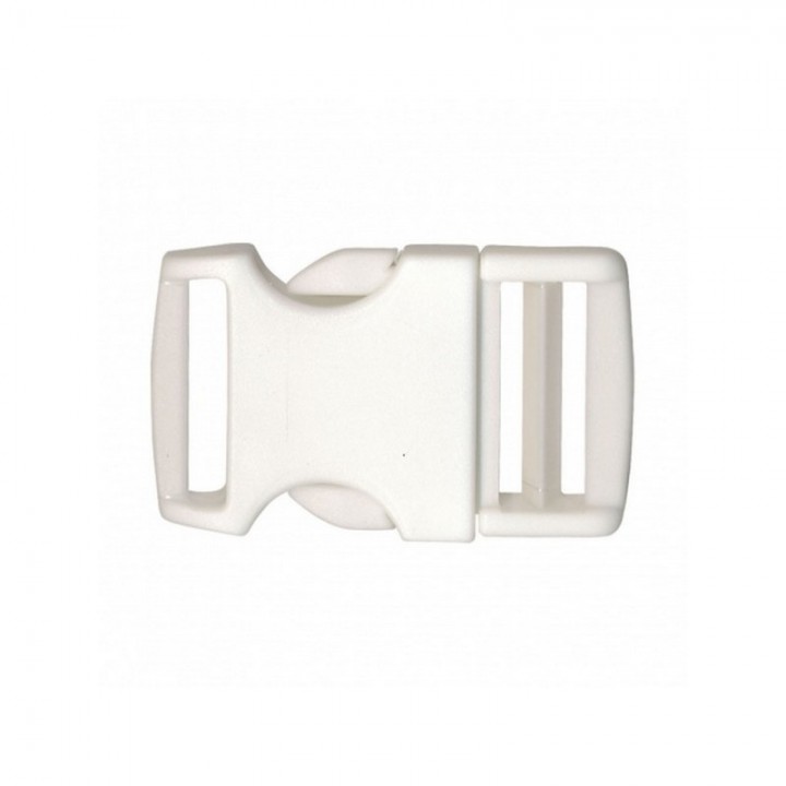 Boucle banane de 15 mm à 50 mm Blanche, Mercerie Floriane